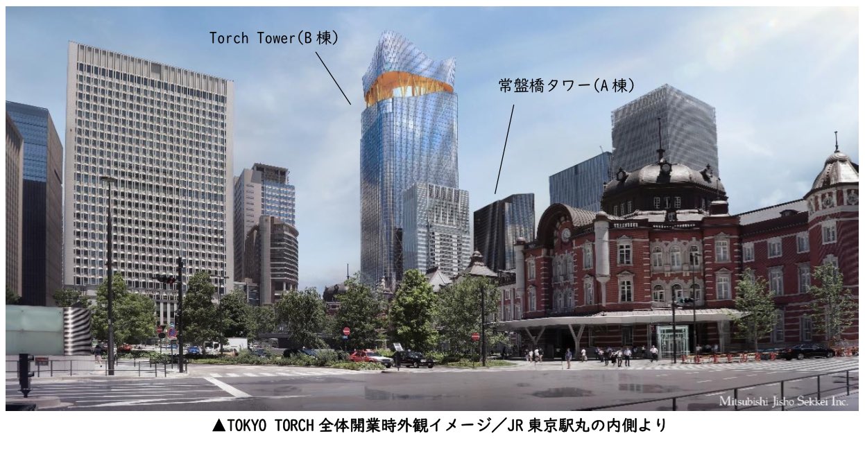 TOKYO TORCH、2027年度竣工－日本一高いビル「トーチタワー」擁する再開発、常盤橋タワー2021年6月先行開業 | 都市商業研究所