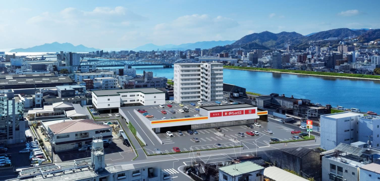 ザ・リョウワ・トリニティタウン、2023年7月開業－ダイレックスを核とする複合施設、旧広島市中央卸売市場食肉市場跡地に | 都市商業研究所